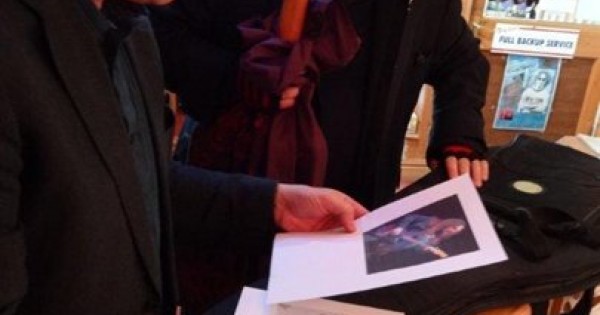 MARK RADCLIFFE and ROY WOOD of WIZARD visiting Frailers